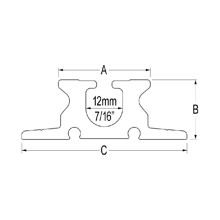 Ronstan RC1302-2.0 Ronstan Series 30 Luff Groove Mast Track, 2m - Easy ...