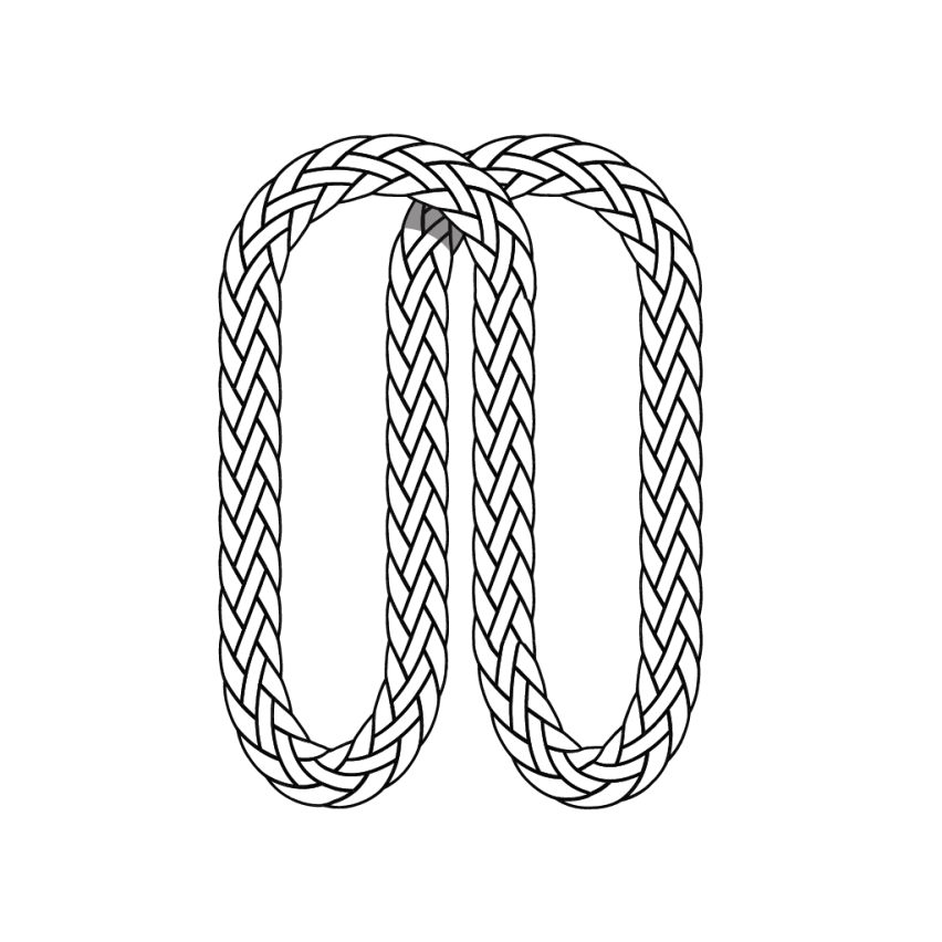 Ronstan RF9005-10 Ronstan Dyneema® Link 5mm x ID 100mm - Eyelet for ...