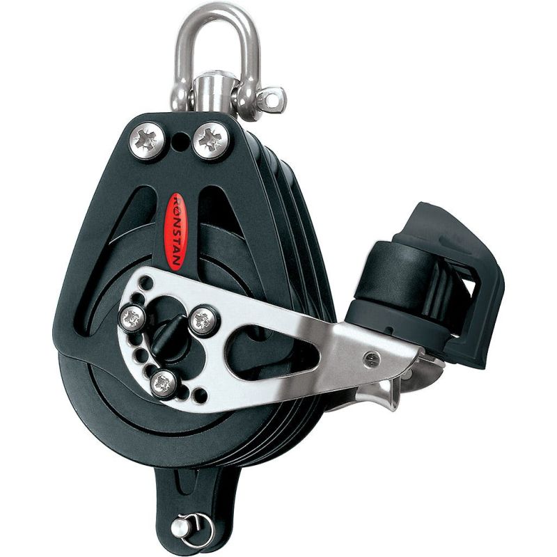 Ronstan RF72330 Ronstan Series 75 Ratchet Triple Block with Becket and ...